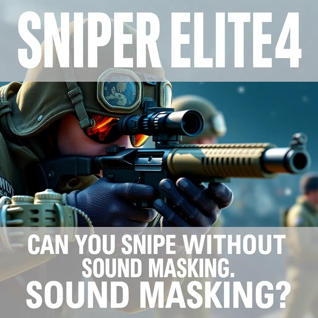 Sniper Elite 4: Can You Snipe Without Sound Masking? : LevelUpTalk