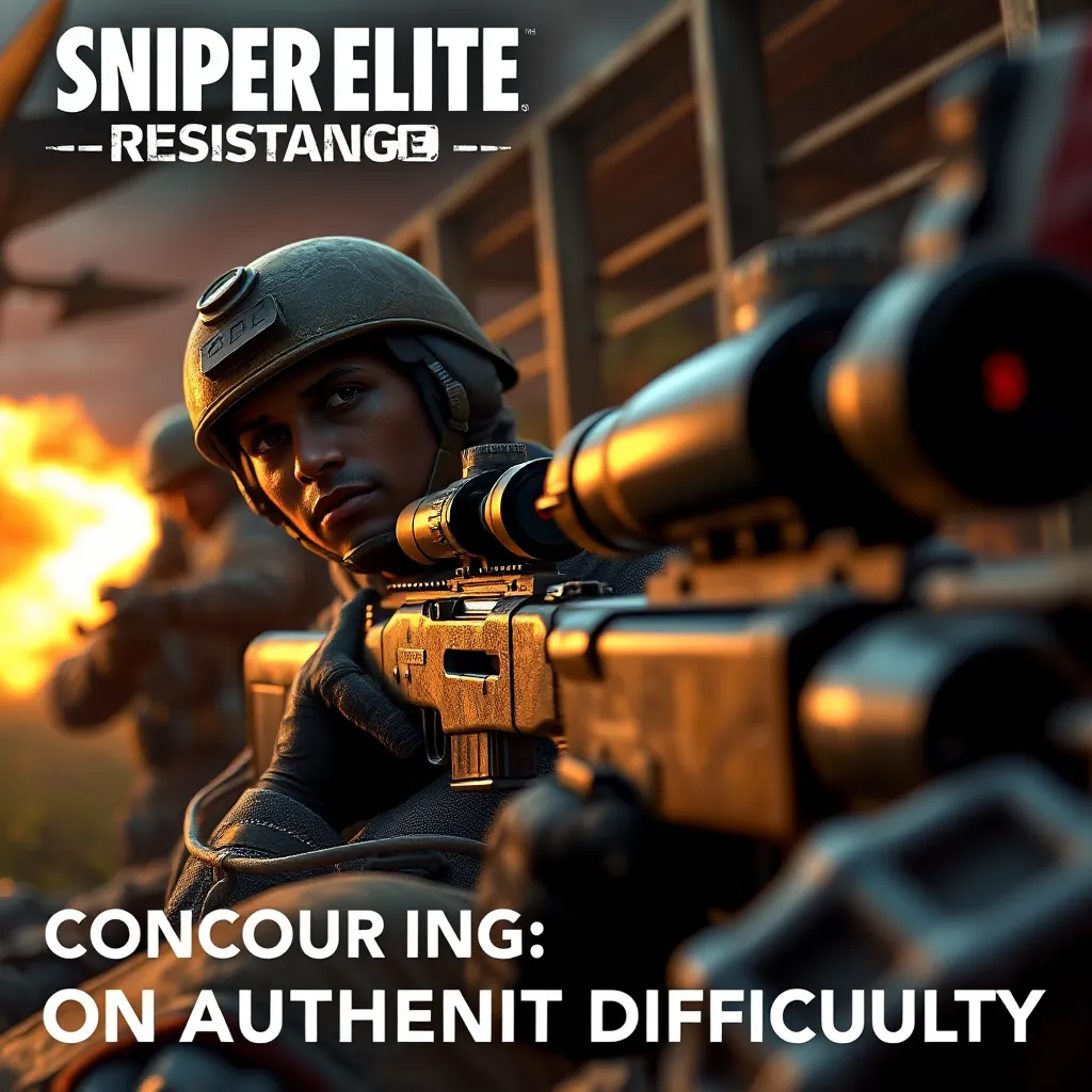 Conquering Sniper Elite Resistance on Authentic Difficulty : LevelUpTalk