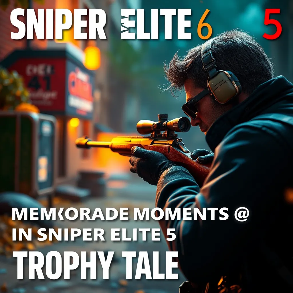 Memorable Moments in Sniper Elite 5: Trophy Tale : LevelUpTalk
