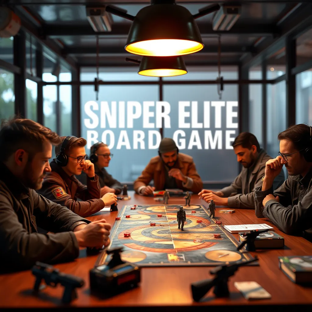 Check Out the Sniper Elite Board Game for 1-4 Players : LevelUpTalk