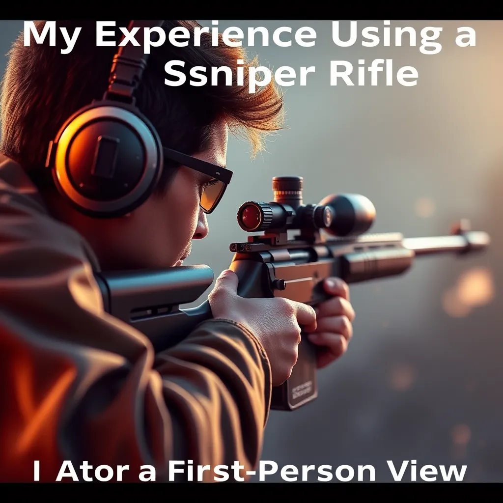 My Experience Using a Sniper Rifle: A First-Person View : LevelUpTalk