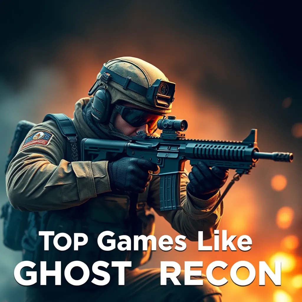 Top Games Like Ghost Recon for Realistic Combat Lovers : LevelUpTalk