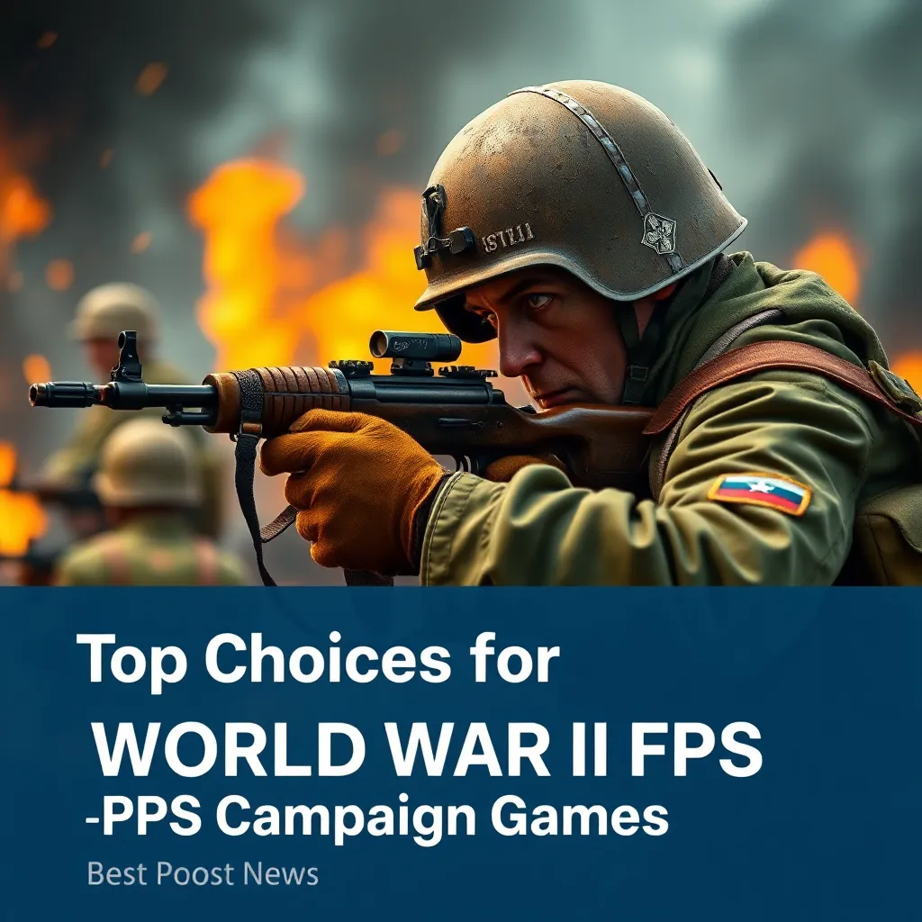 Top Choices for World War II FPS Campaign Games : LevelUpTalk