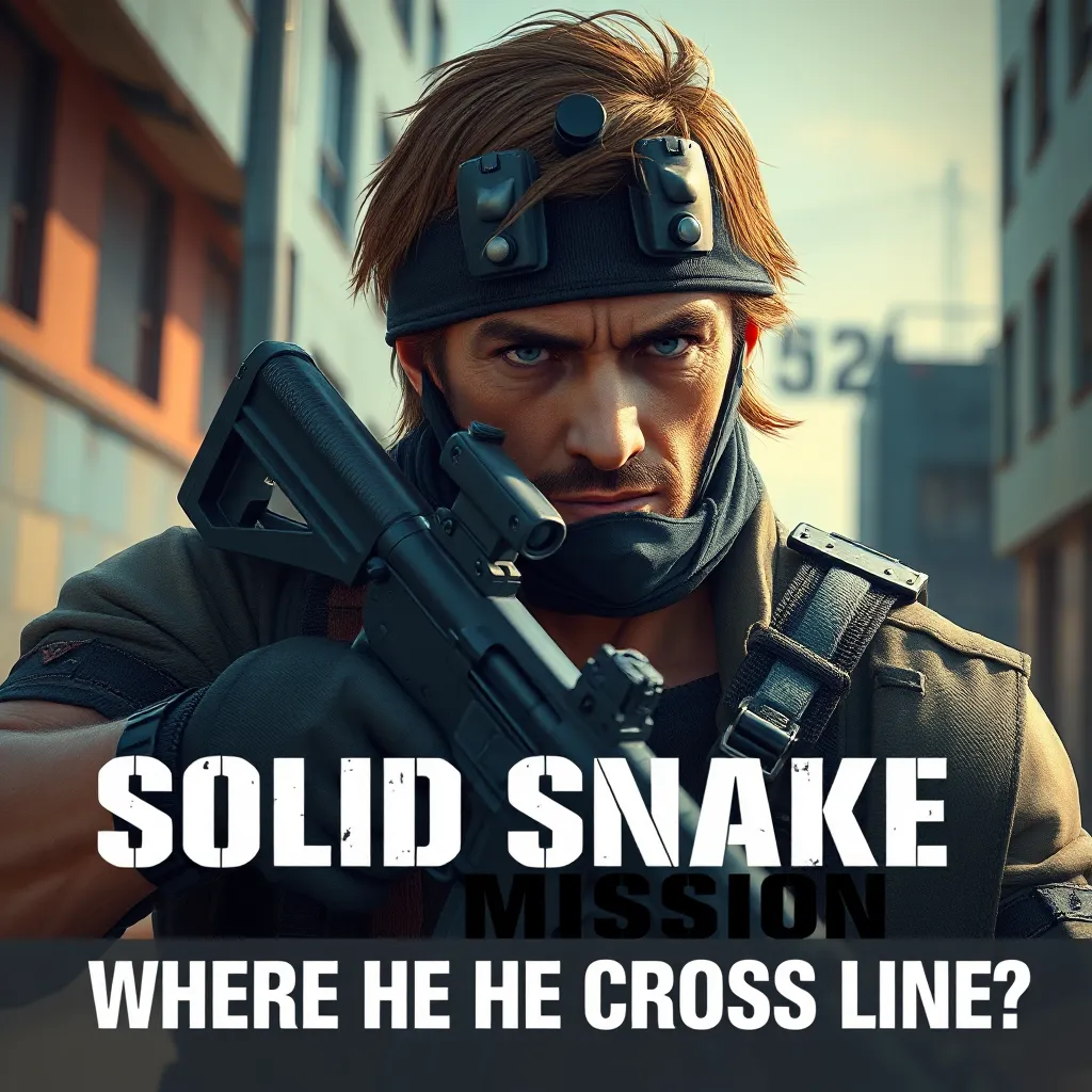 Solid Snake's Mission: Where Did He Cross the Line? : LevelUpTalk