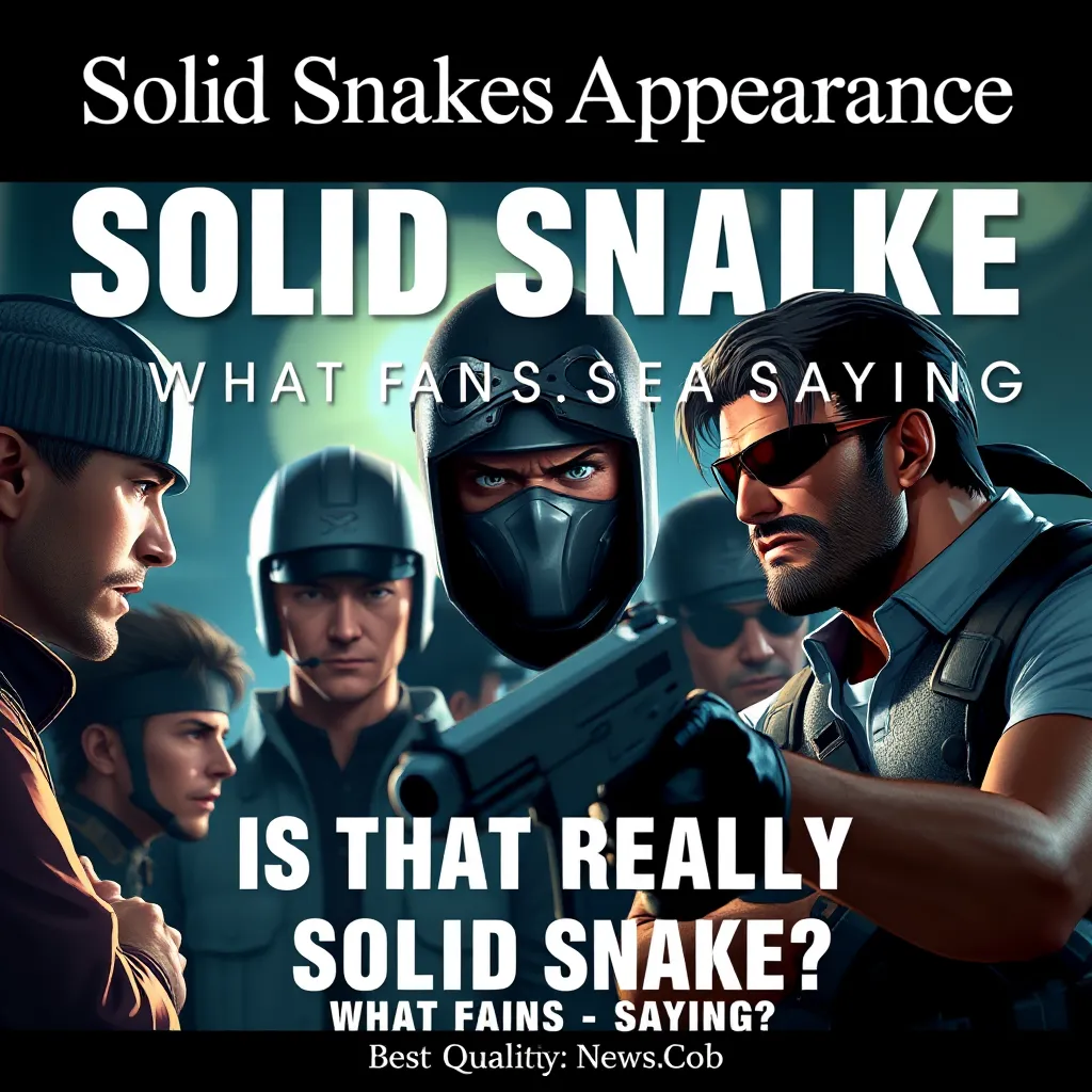 Is That Really Solid Snake? What Fans Are Saying : LevelUpTalk
