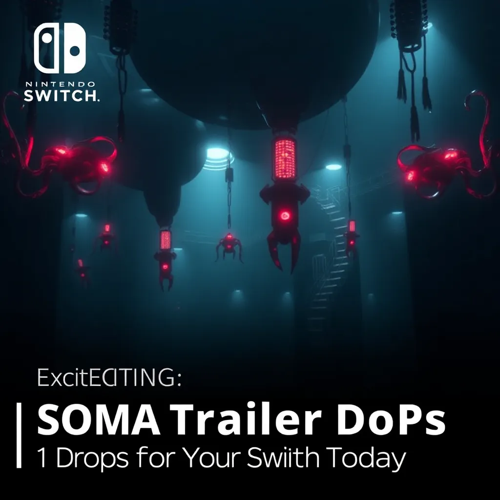 Exciting SOMA Trailer Drops for Nintendo Switch Today : LevelUpTalk