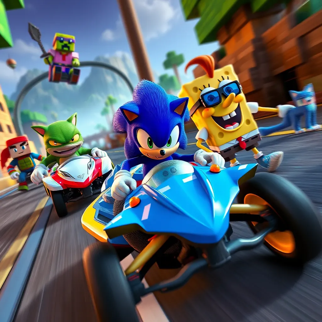 Massive Sonic Racing CrossWorlds Leak Features Iconic Characters ...