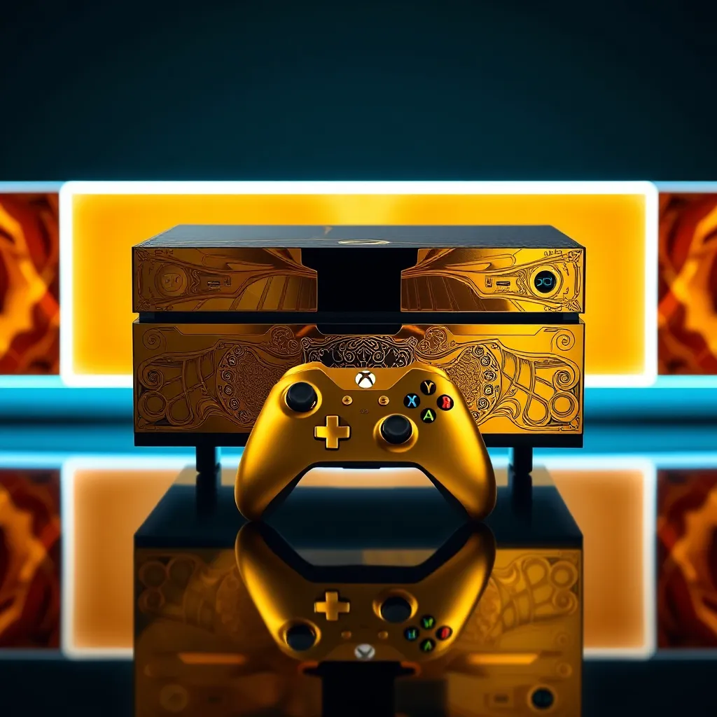 Discover the Unique SoT Gold Plated XB1X Console : LevelUpTalk