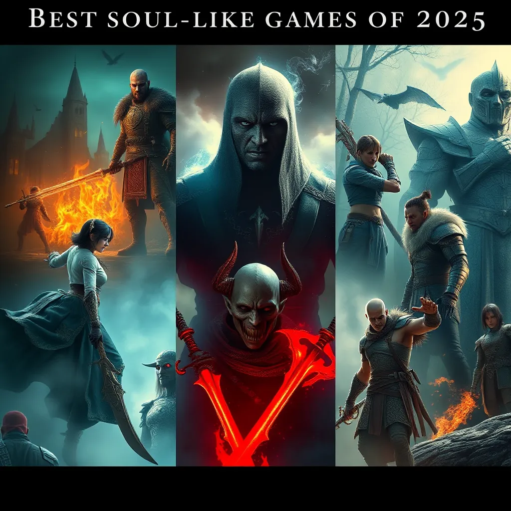 Ranking the Best Souls Like Games of 2025 : LevelUpTalk