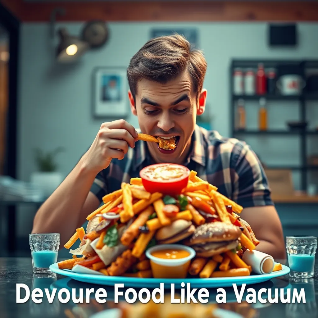 Speed Rating Competition: Devouring Food Like a Vacuum : LevelUpTalk