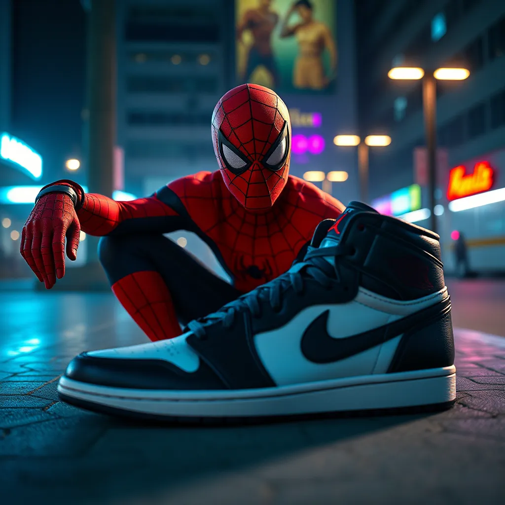 Spider-Man Miles Morales and the Air Jordan 1 High OG Release : LevelUpTalk