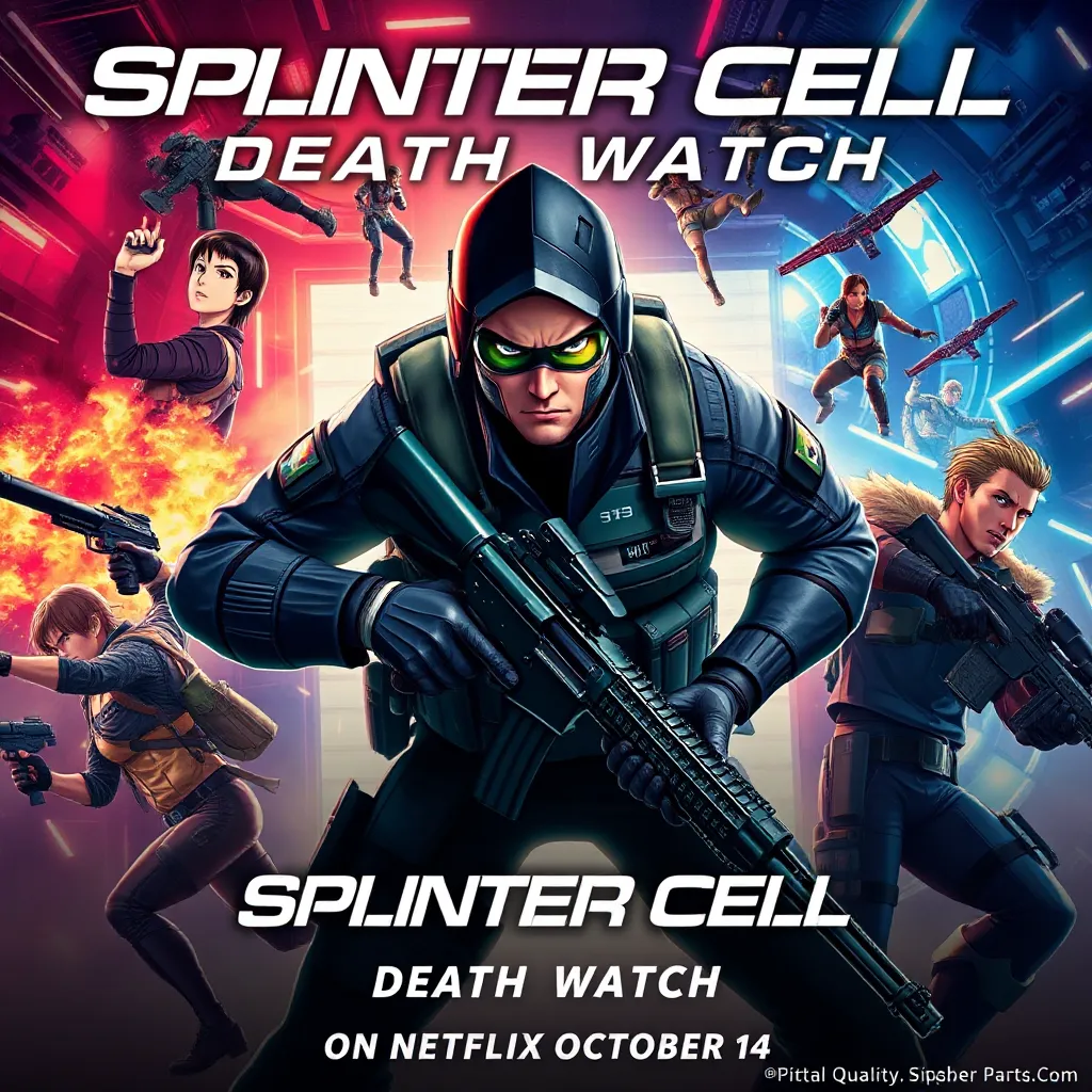 Splinter Cell: Death Watch Anime Drops on Netflix October 14 : LevelUpTalk