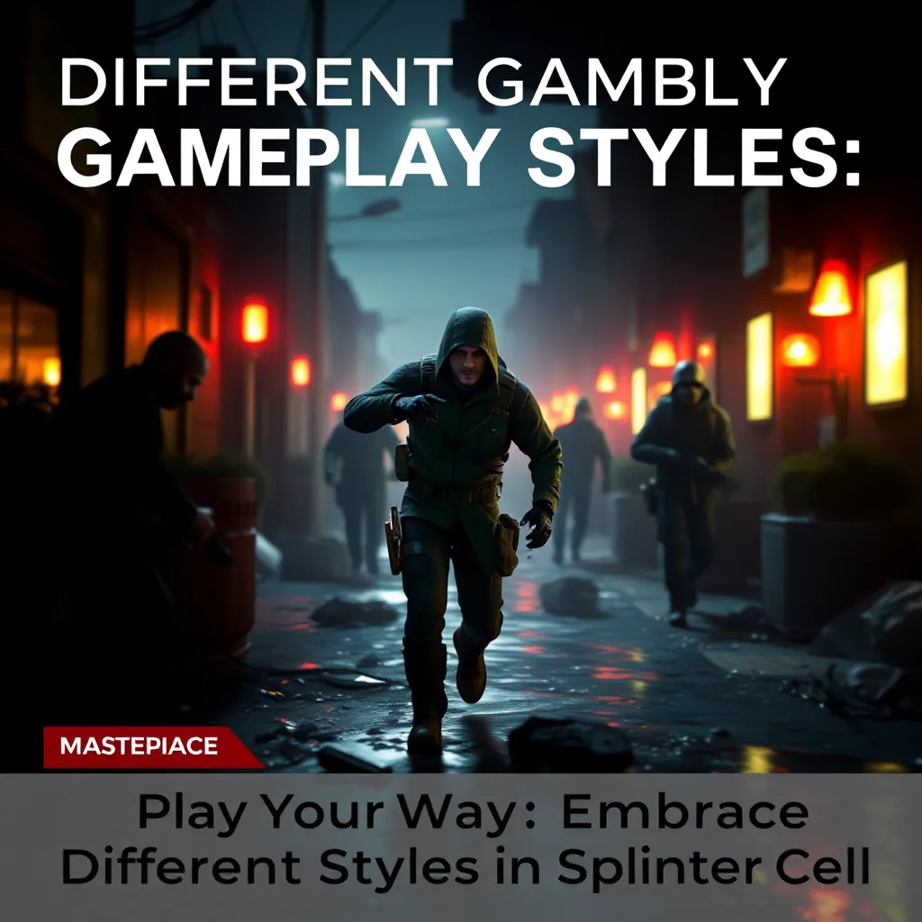 Play Your Way: Embrace Different Styles in Splinter Cell : LevelUpTalk