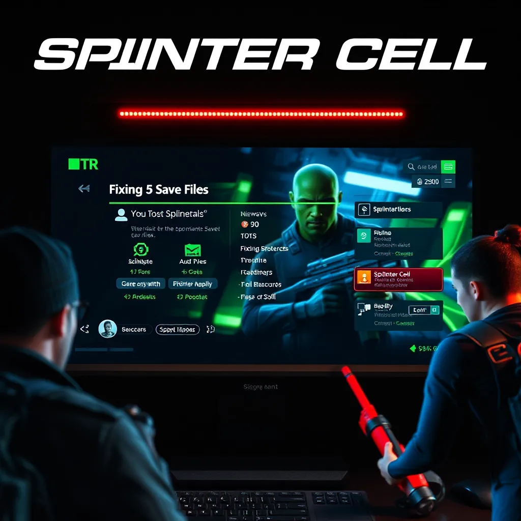 Splinter Cell on PC: Fixing Save Game Issues : LevelUpTalk