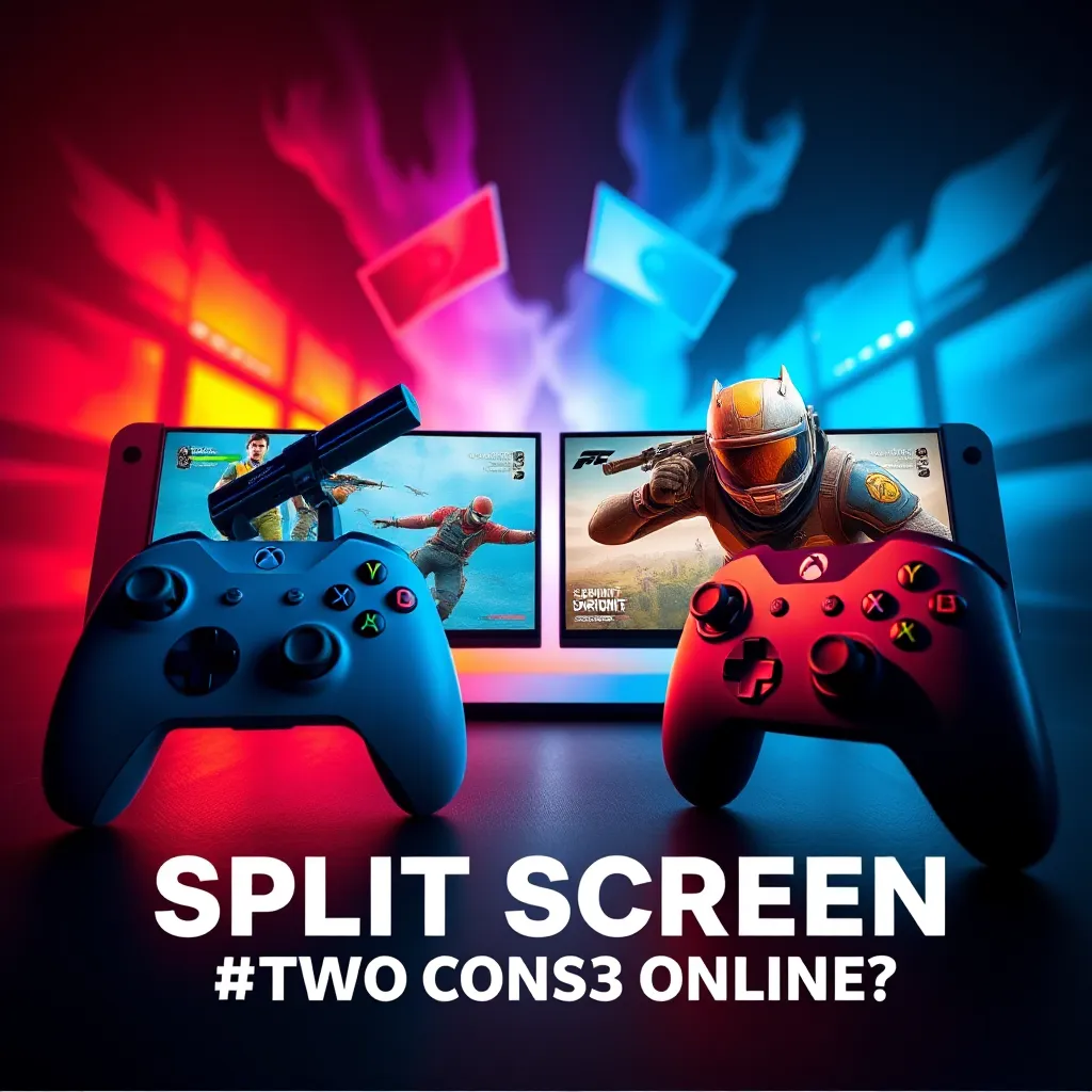 Can You Play Split Screen on Two Consoles Online? : LevelUpTalk