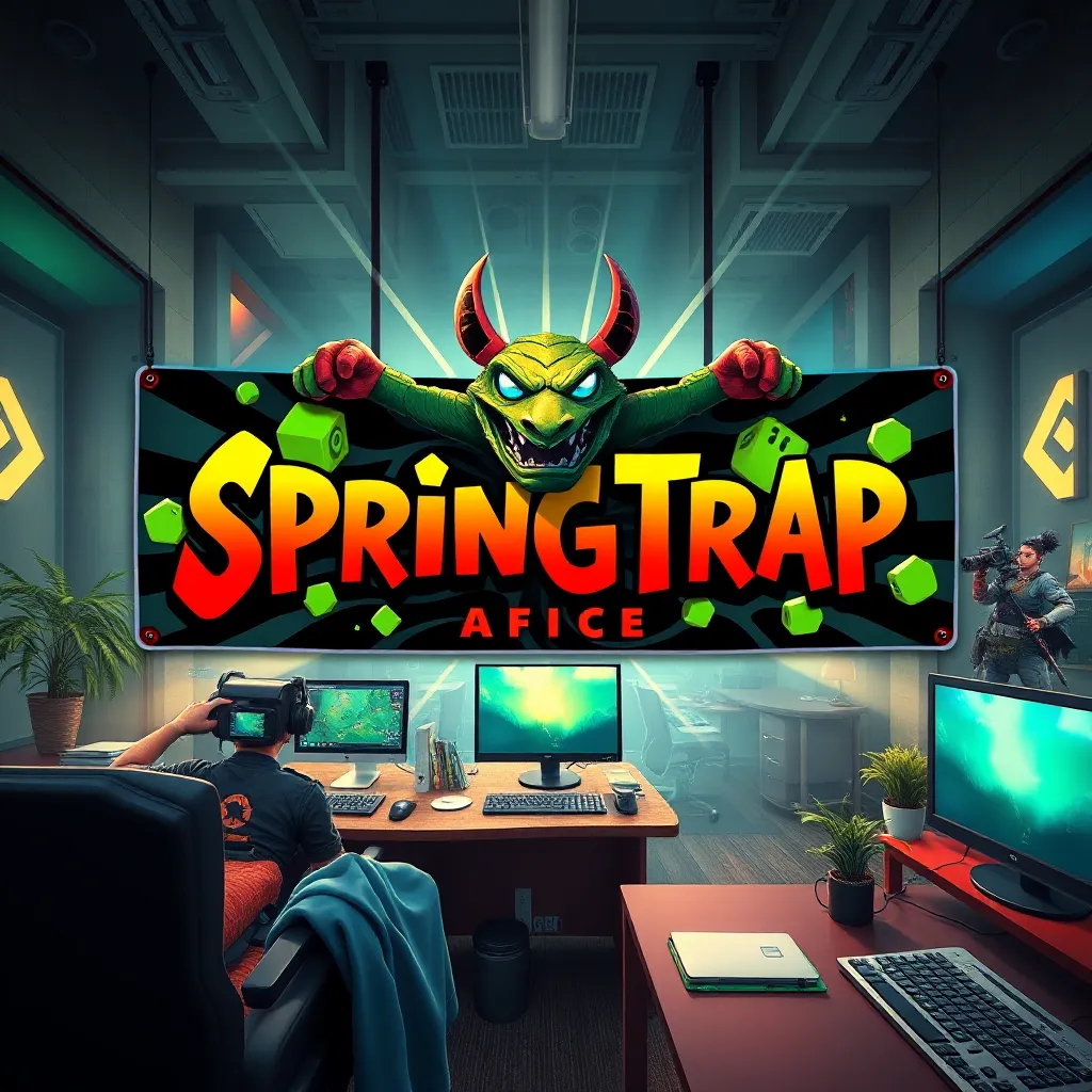 Score the Springtrap Office Banner via Discord Quests : LevelUpTalk