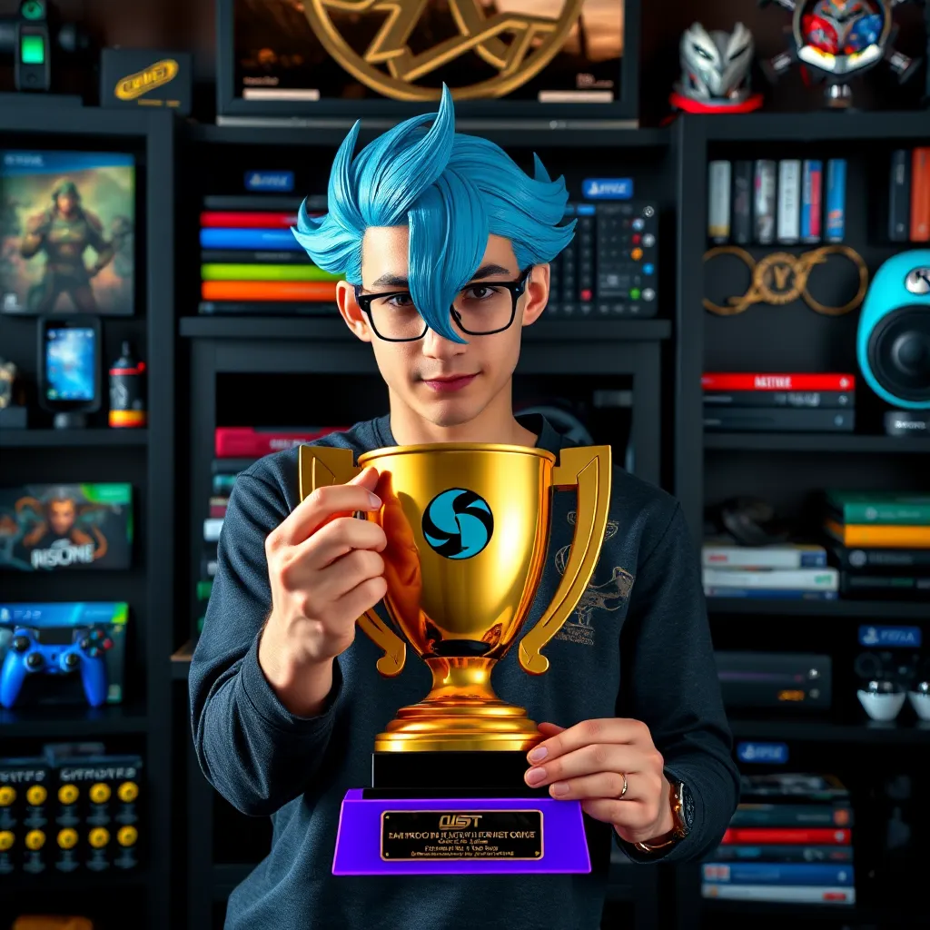 Squishy Remakes RLCS Trophy for His Collection with Psyonix : LevelUpTalk