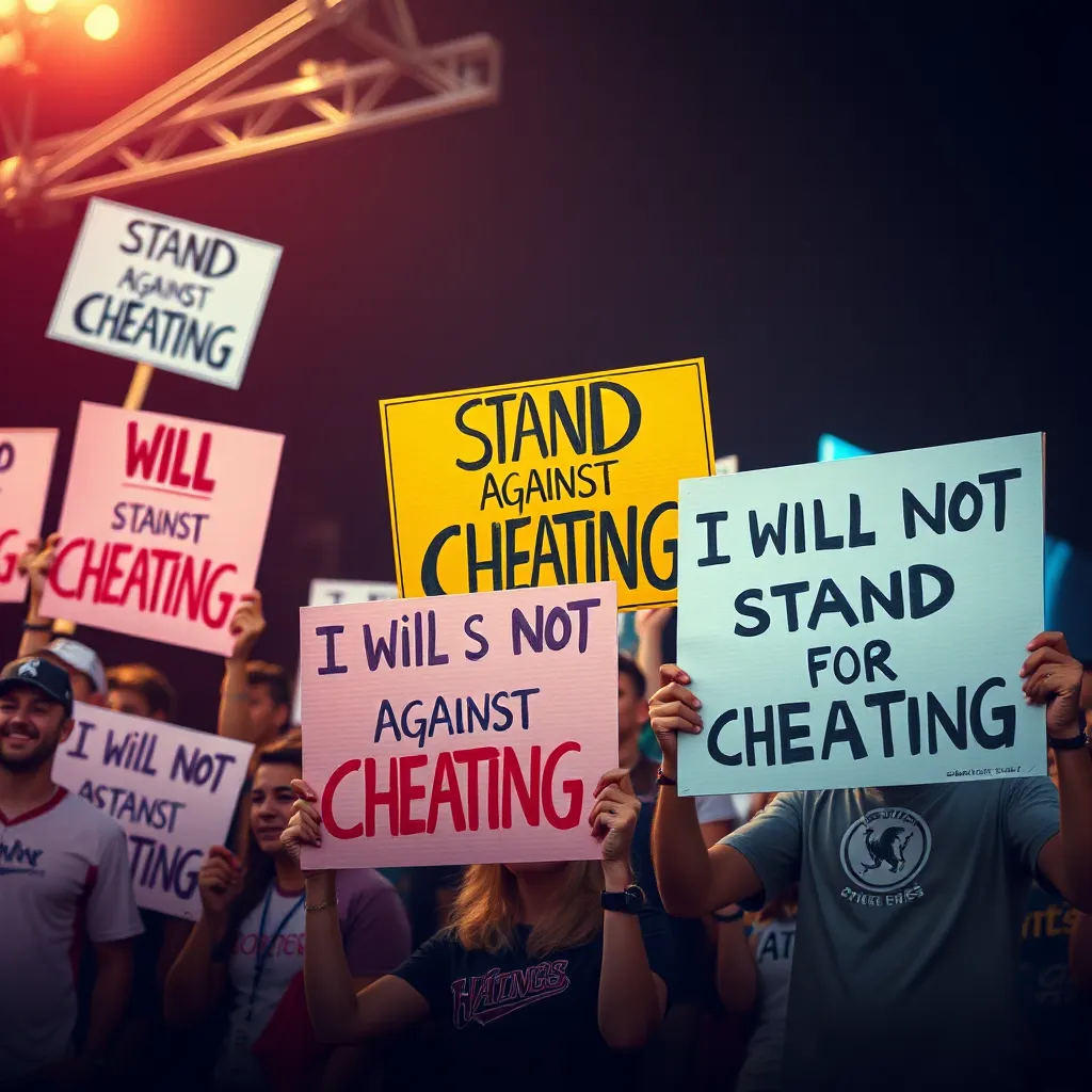 I Will Not Stand for Cheating: A Strong Statement : LevelUpTalk