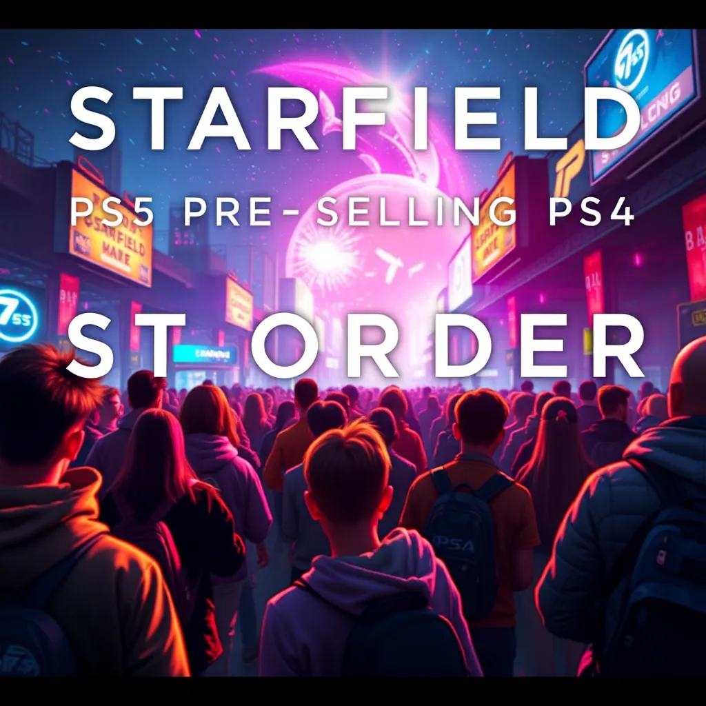 Starfield Soars as Best-Selling PS5 Pre-Order Game : LevelUpTalk