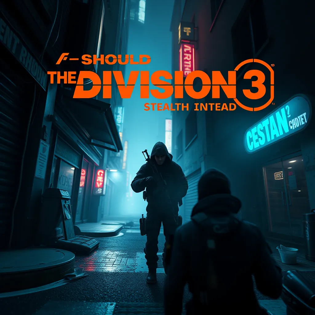 Should Division 3 Include Stealth Missions Instead? : LevelUpTalk