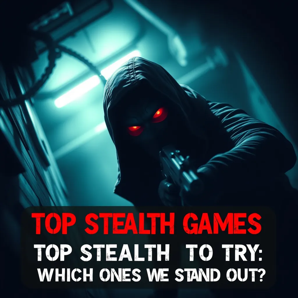 Top Stealth Games to Try: Which Ones Stand Out? : LevelUpTalk