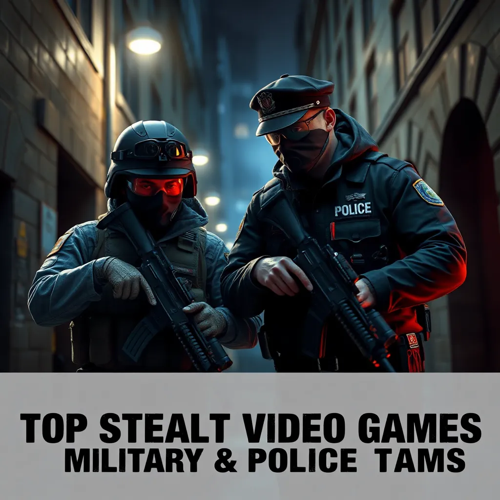 Top Stealth Video Games Featuring Military and Police Teams : LevelUpTalk