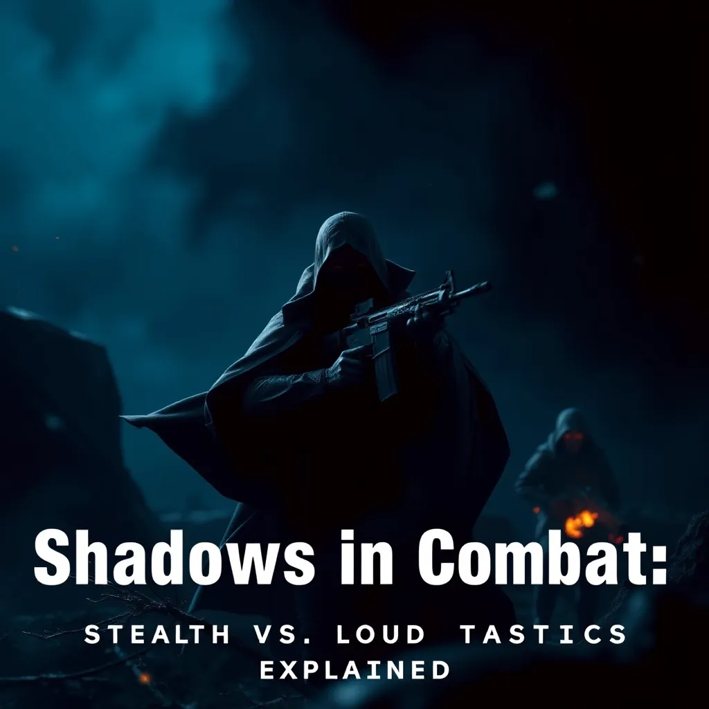Shadows in Combat: Stealth vs. Loud Tactics Explained : LevelUpTalk