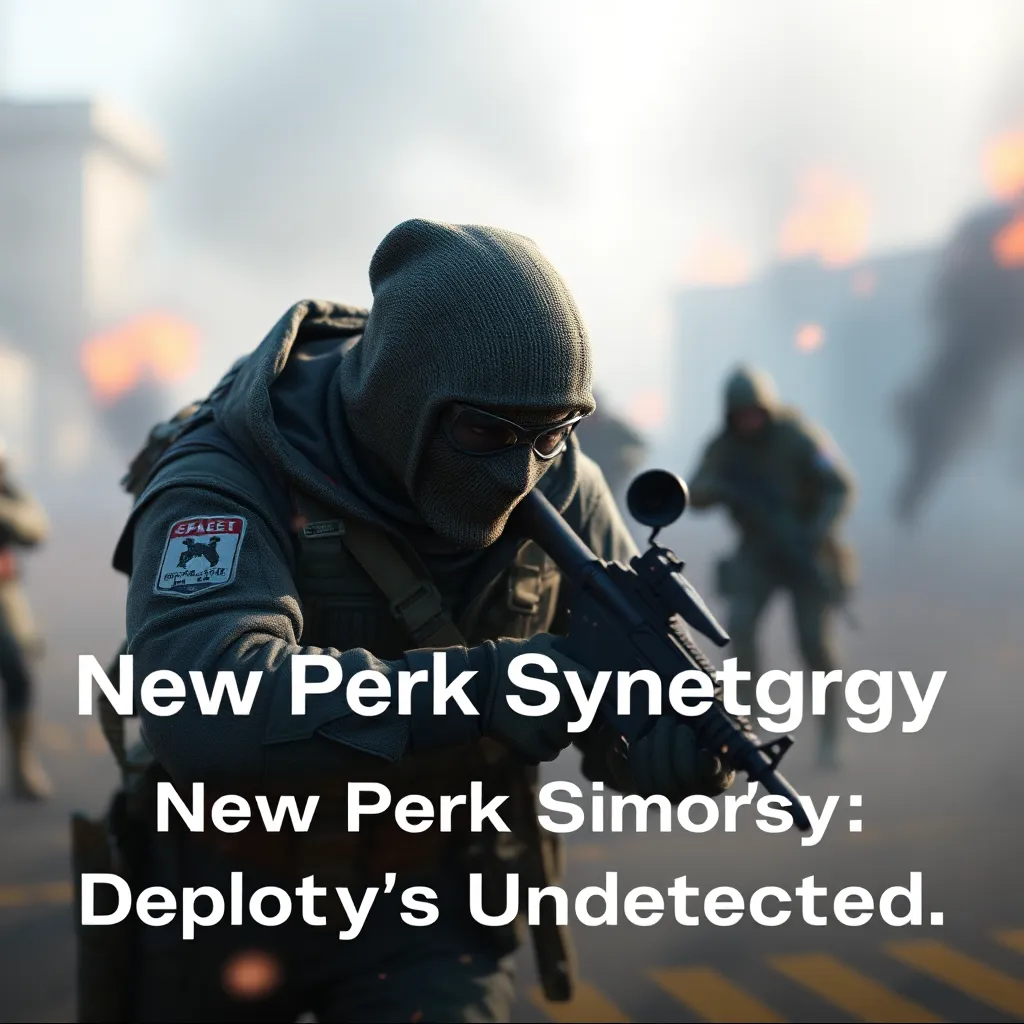 New Perk Synergy Lets Players Deploy Tactics Undetected : LevelUpTalk