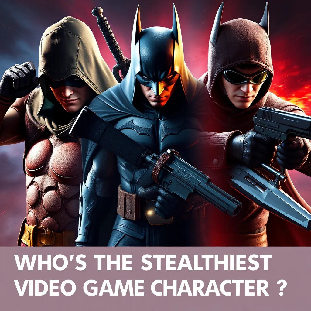 Who’s the Stealthiest Video Game Character? Vote Now! : LevelUpTalk