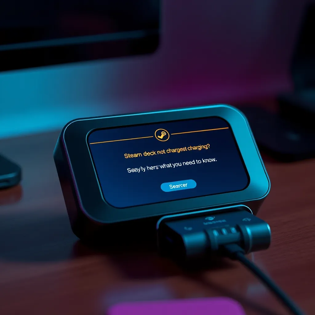 Steam Deck Not Charging? Here’s What You Need to Know : LevelUpTalk