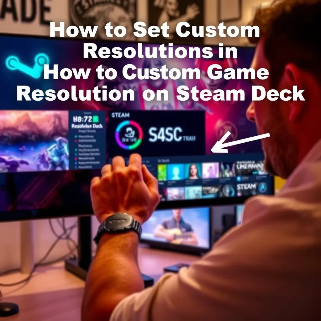 How to Set Custom Game Resolution on Steam Deck : LevelUpTalk