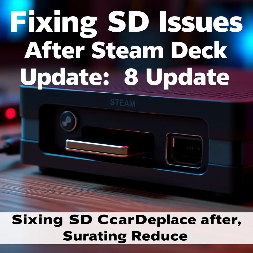 Fixing SD Card Issues After Steam Deck Update: A Guide : LevelUpTalk