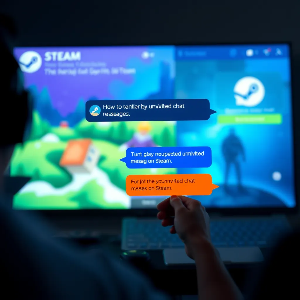 How to Handle Uninvited Chat Messages on Steam : LevelUpTalk