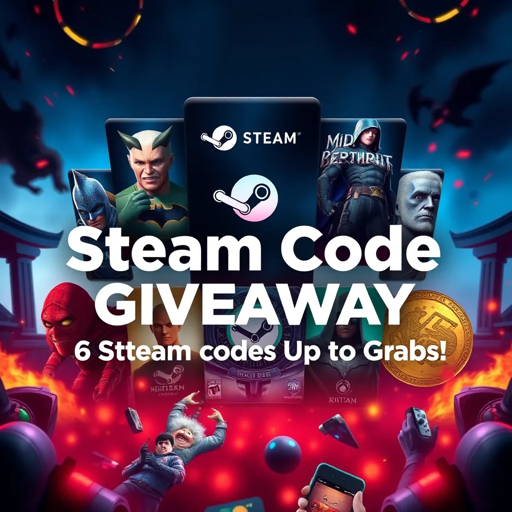 Grab Your Chance: 6 Steam Codes Up for Grabs! : LevelUpTalk