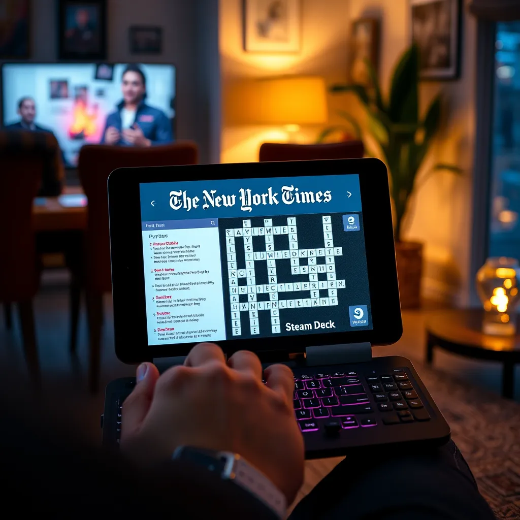 Is it Possible to Play NYT Crossword on Steam Deck? : LevelUpTalk