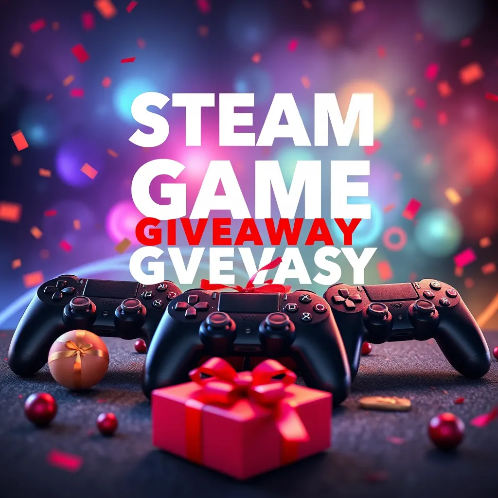 Join Our Exciting Steam Game Giveaway Today! : LevelUpTalk