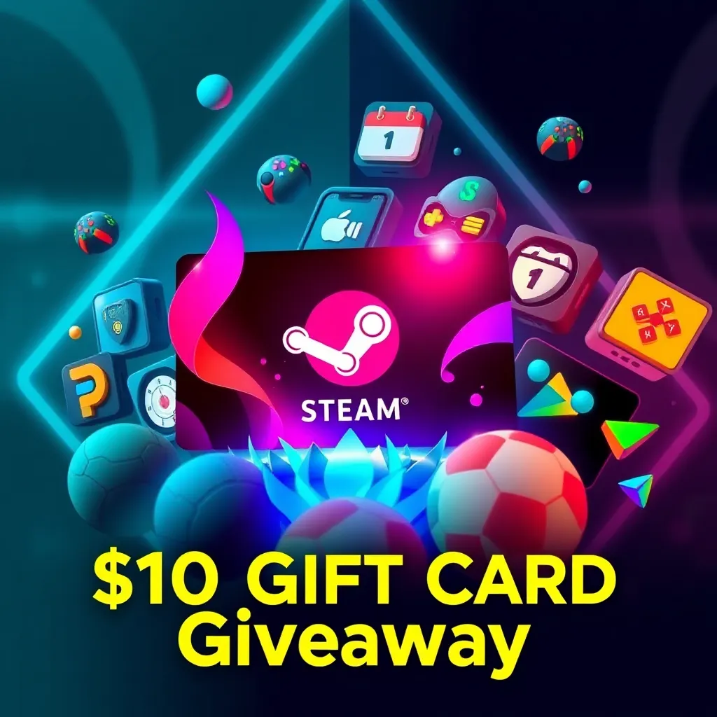 Join Our Exciting $10 Steam Gift Card Giveaway Today! : LevelUpTalk