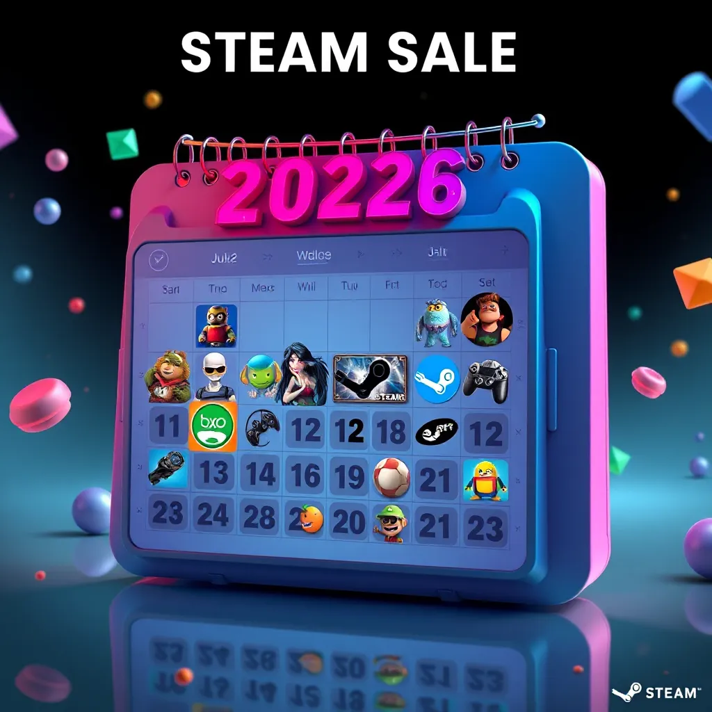 Steam Sale 2026: Key Dates You Need to Know : LevelUpTalk