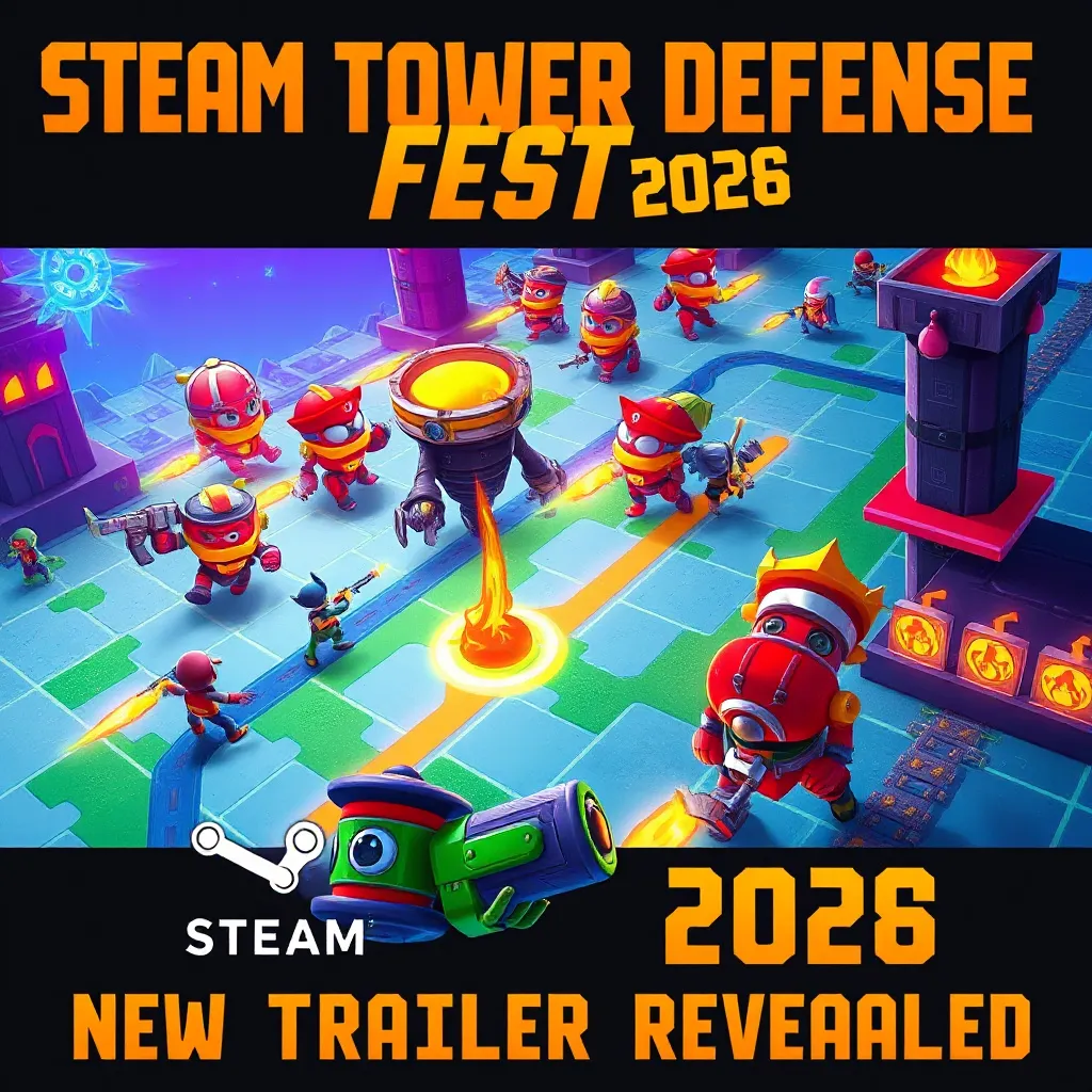 Steam Tower Defense Fest 2026: New Trailer Revealed : LevelUpTalk