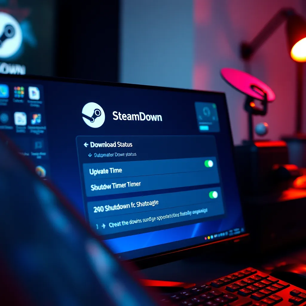 SteamDown App Automates PC Shutdown After Downloads : LevelUpTalk