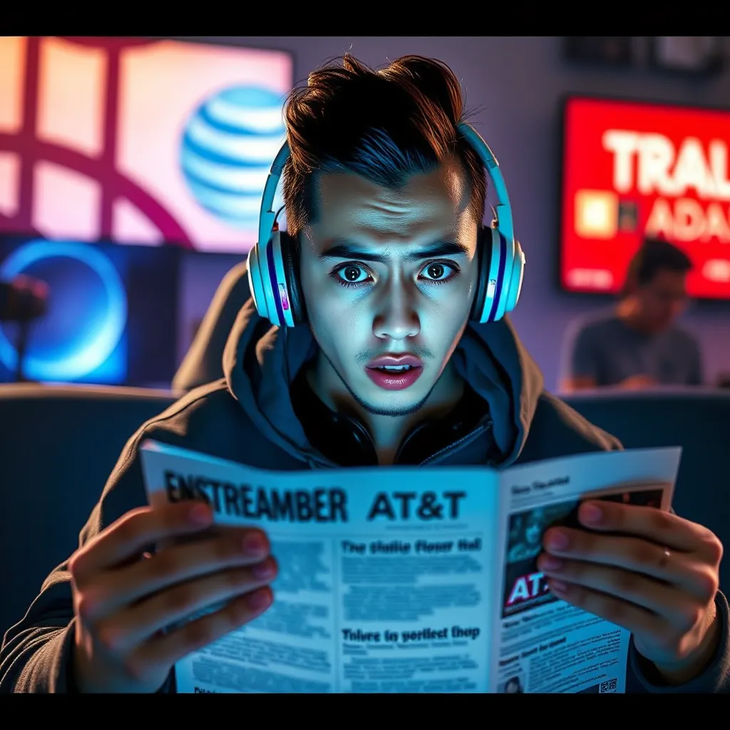 Streamer Faces Blacklist Over AT&T Sponsorship Removal : LevelUpTalk