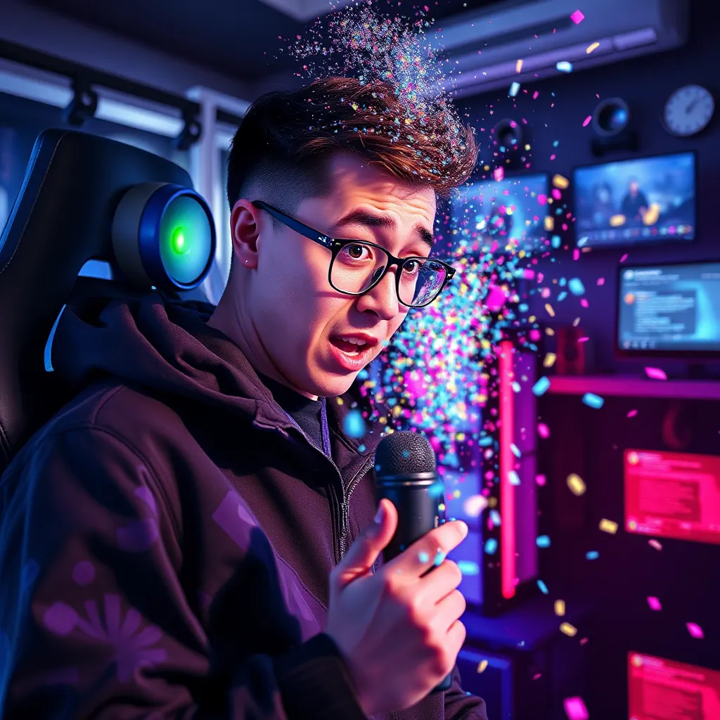 Streamer Glitterbombed Twice While Chat Turns Sour : LevelUpTalk