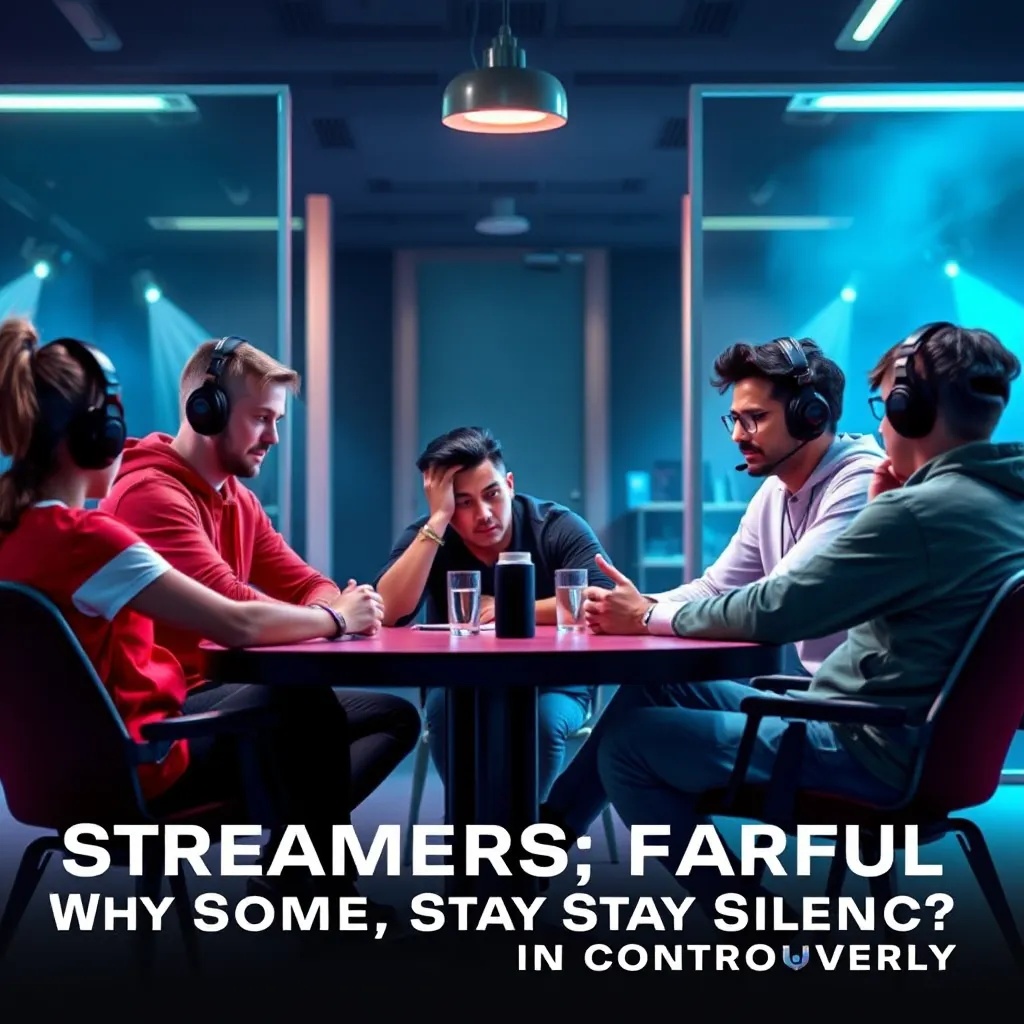 Streamers Fearful: Why Some Stay Silent in Controversy : LevelUpTalk