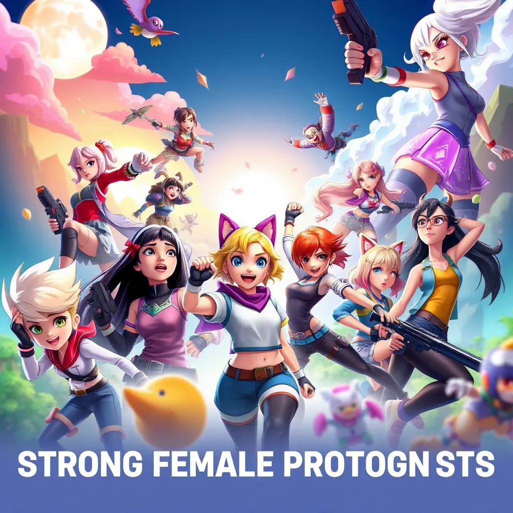 Top Games with Strong Female Protagonists for Kids : LevelUpTalk
