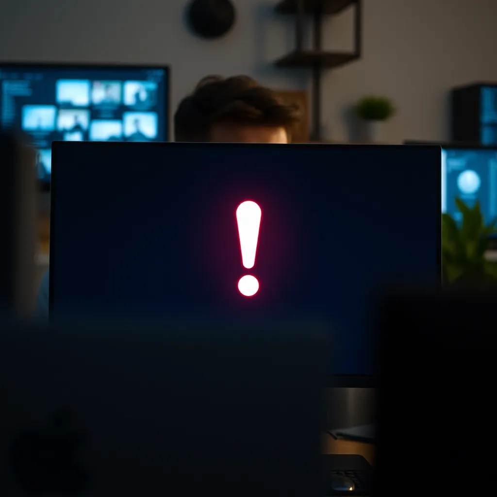 How to Fix Stuck Exclamation Point on Your Screen : LevelUpTalk