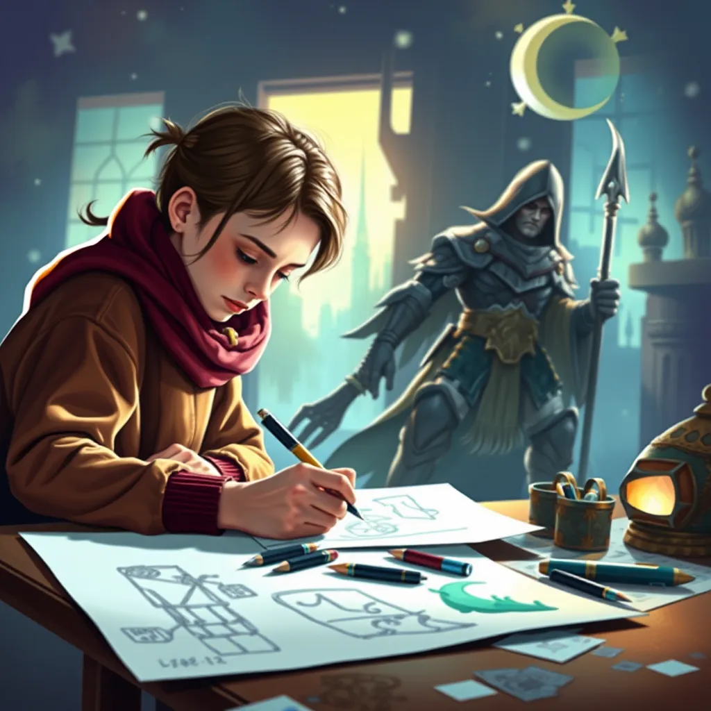 Seeking DnD Fantasy Art Inspiration for School Exam : LevelUpTalk