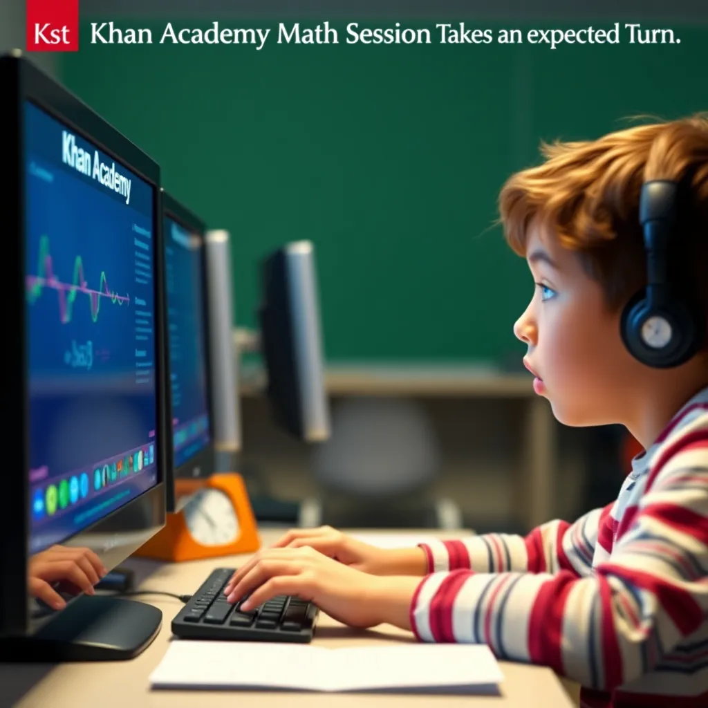Khan Academy Math Session Takes an Unexpected Turn : LevelUpTalk