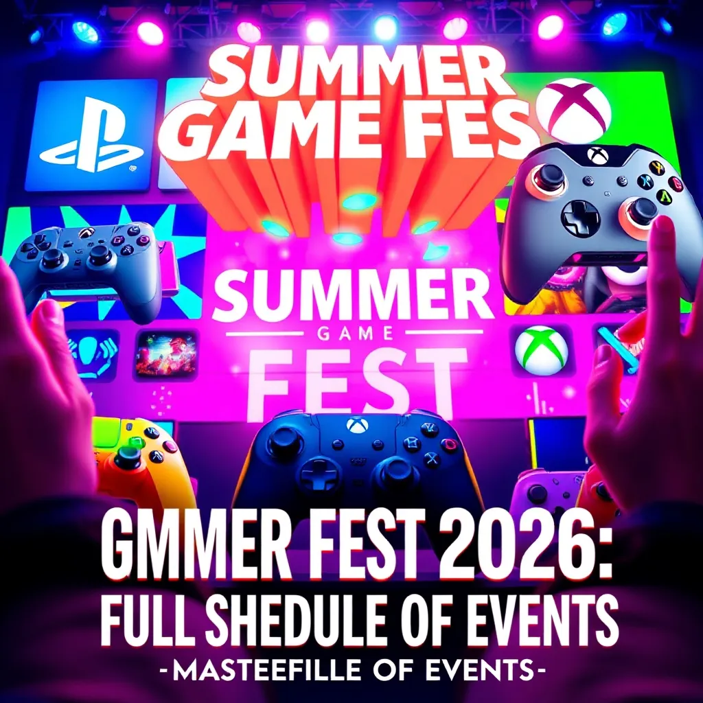 Summer Game Fest 2026: Full Schedule of Events : LevelUpTalk
