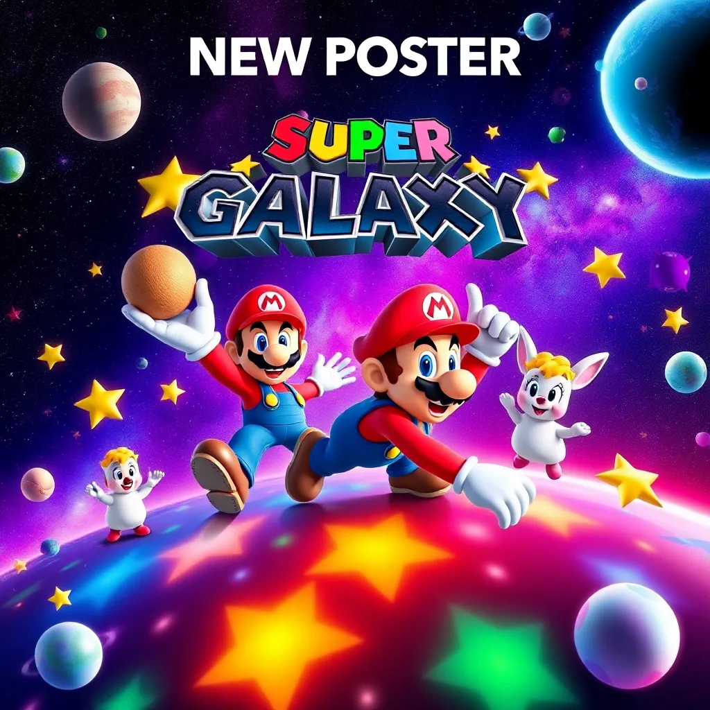 Exciting New Poster Released for The Super Mario Galaxy Movie : LevelUpTalk