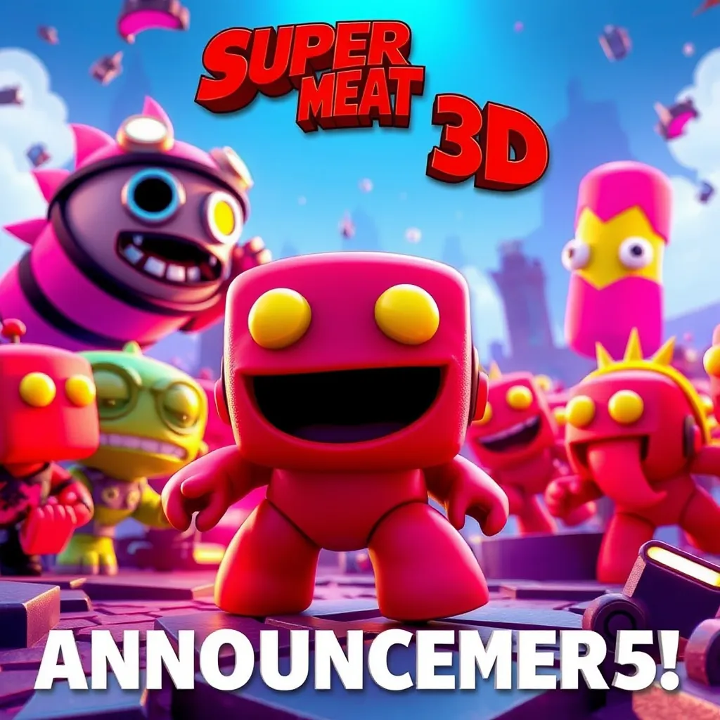 Super Meat Boy 3D: Exciting Announcement Trailer Drops! : LevelUpTalk